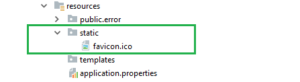 How to set Spring boot favicon image - onlinetutorialspoint