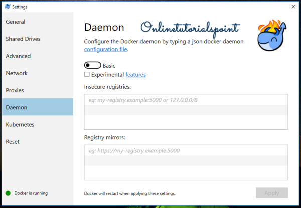 Install Docker Desktop on Windows 10 - onlinetutorialspoint