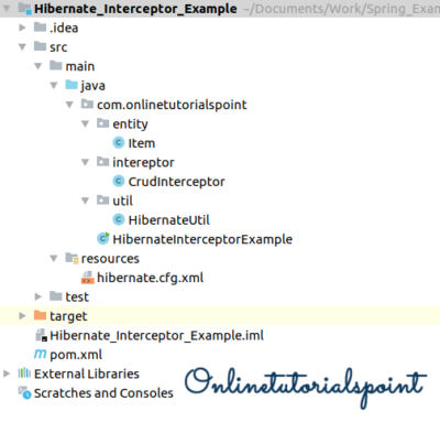 Hibernate Interceptor Example | EmptyInterceptor Example | OnlineTutorialsPoint