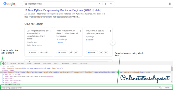 Python - How to Read Google Search Results in Selenium